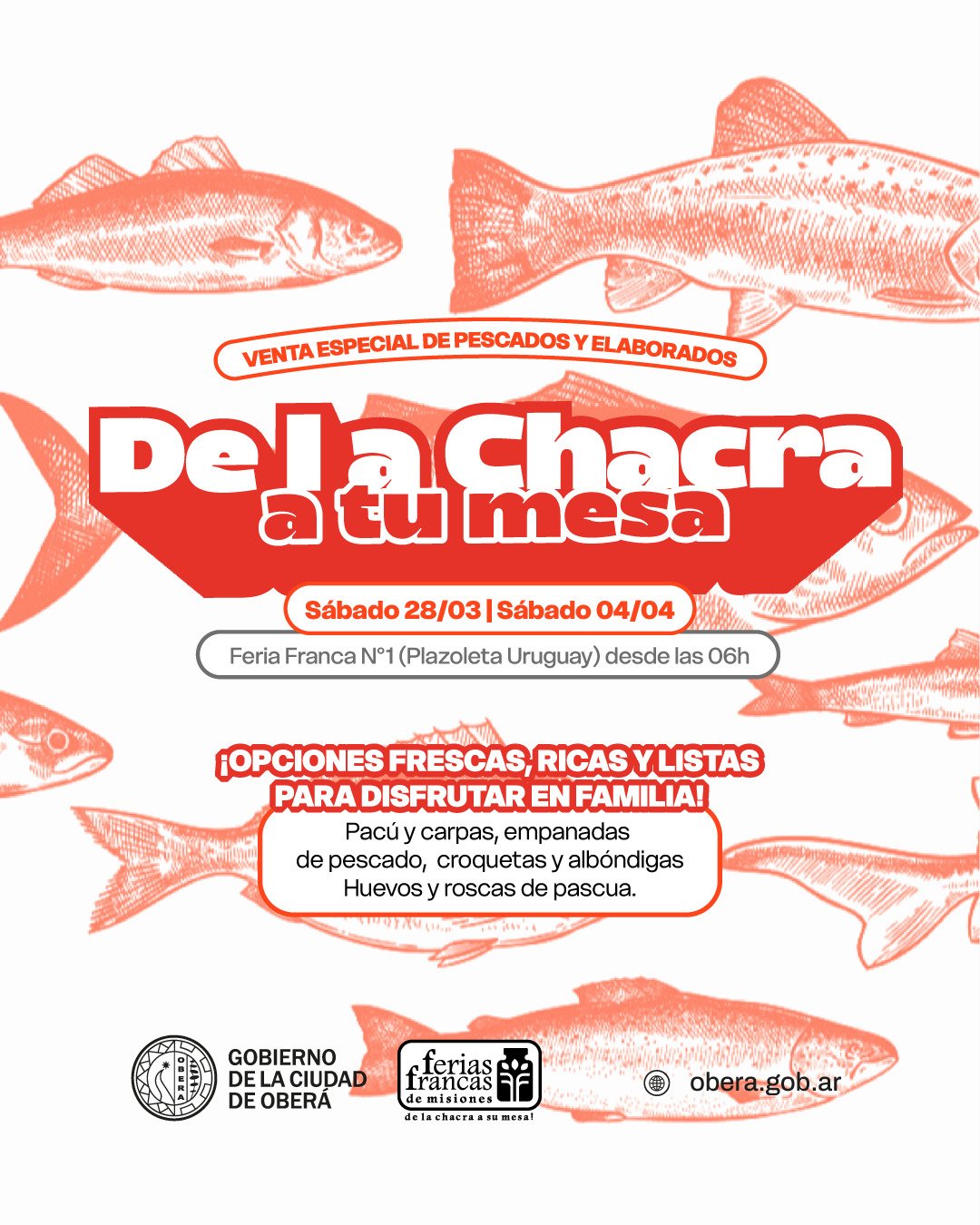 De la chacra a tu mesa: Venta especial de pescados frescos y productos ...